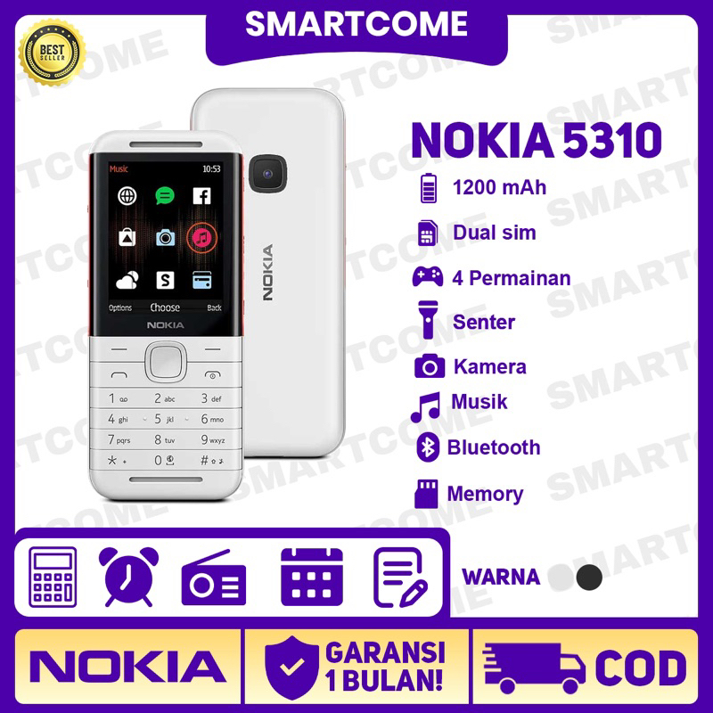 Jual HP NOKIA 5310 XpressMusic Bergaransi Murah | Shopee Indonesia