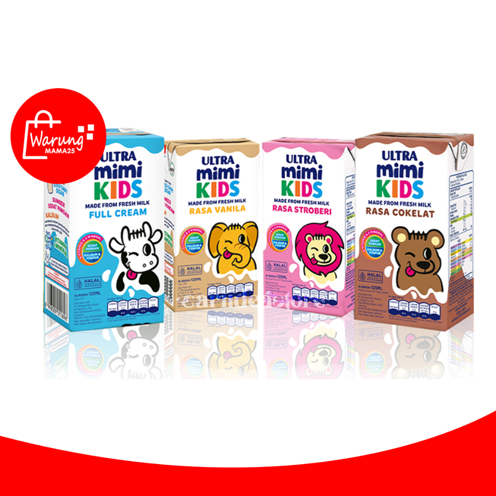 Jual Ultra Mimi Susu UHT/Susu UHT Ultra Mimi/Ultra Mimi 125g | Shopee ...