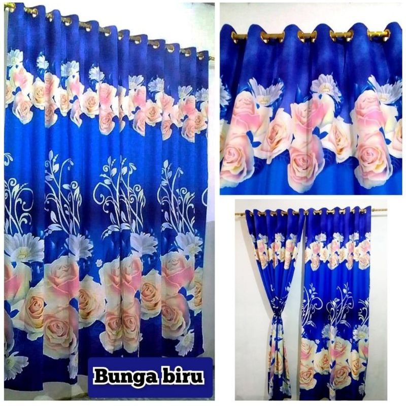 Jual Gorden hordeng smokring 12 ring gratis tali untuk pintu dan ...