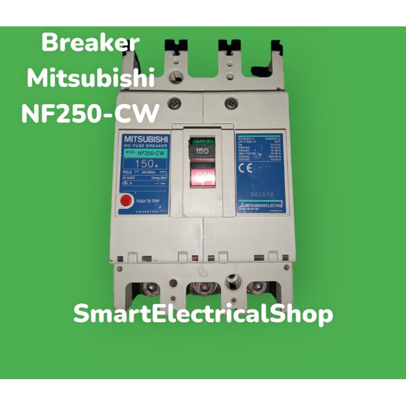 Jual MITSUBISHI NO-FUSE BREAKER NF250-CW 3P 150A | Shopee Indonesia