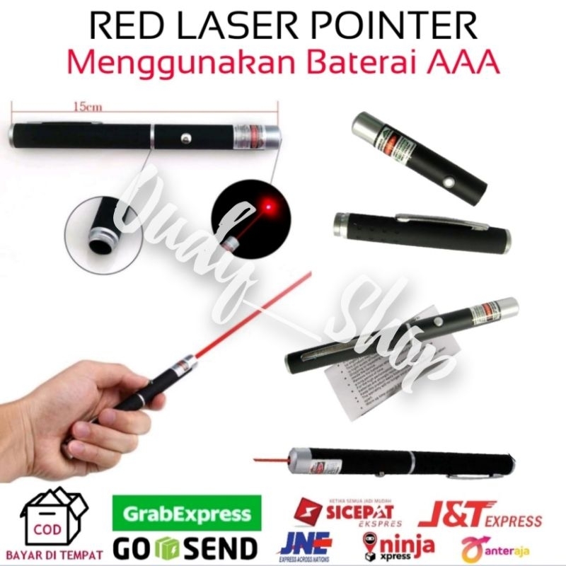 Jual Red Point Beam Laser Pointer Pen Cahaya Merah | Shopee Indonesia