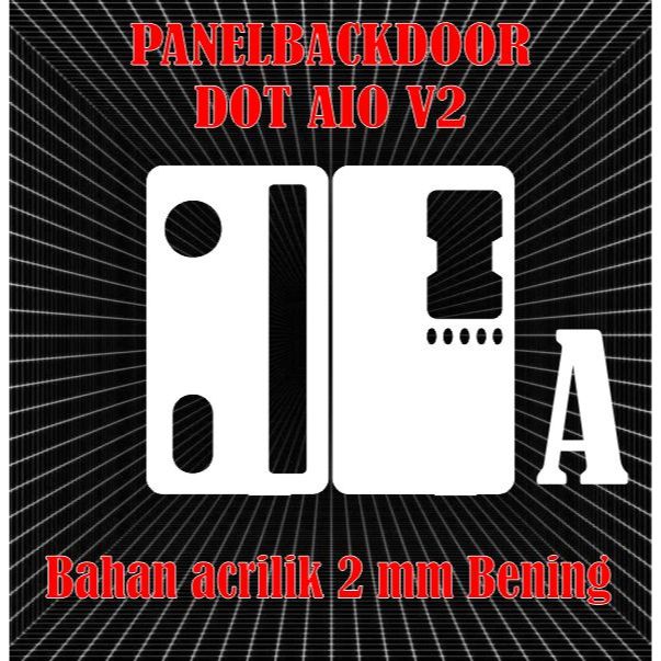 Jual Accessories Cover Panel Backdoor For Dotaio Dot aio V2 | Shopee ...