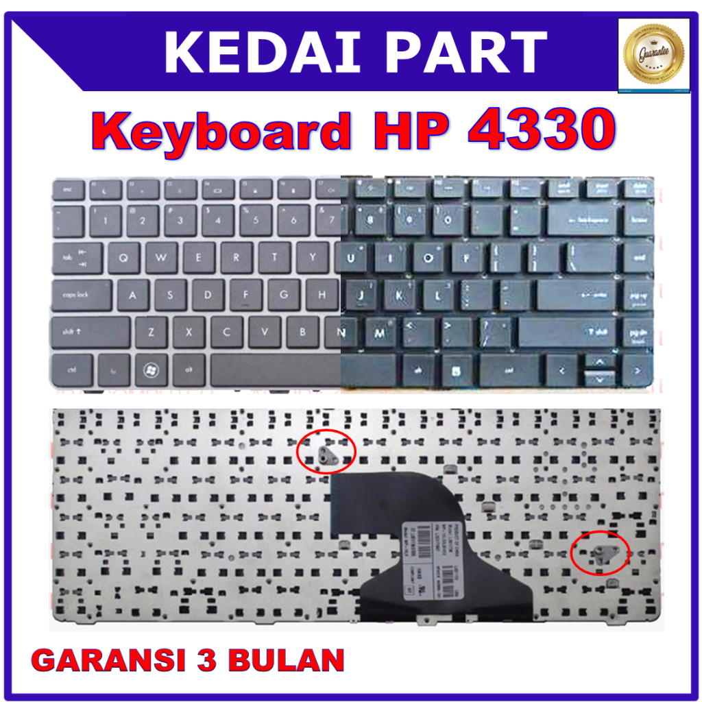 Jual KEYBOARD HP PROBOOK 4330 4331s 4430s 4431S 4435S 4436S FRAME ...