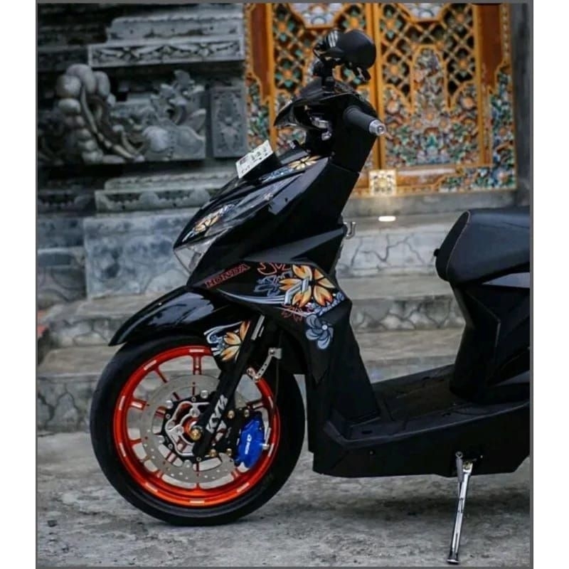Jual STRIPING TRANSPARAN BEAT DELUXE CUSTOM FLOWER TERBARU | Shopee ...