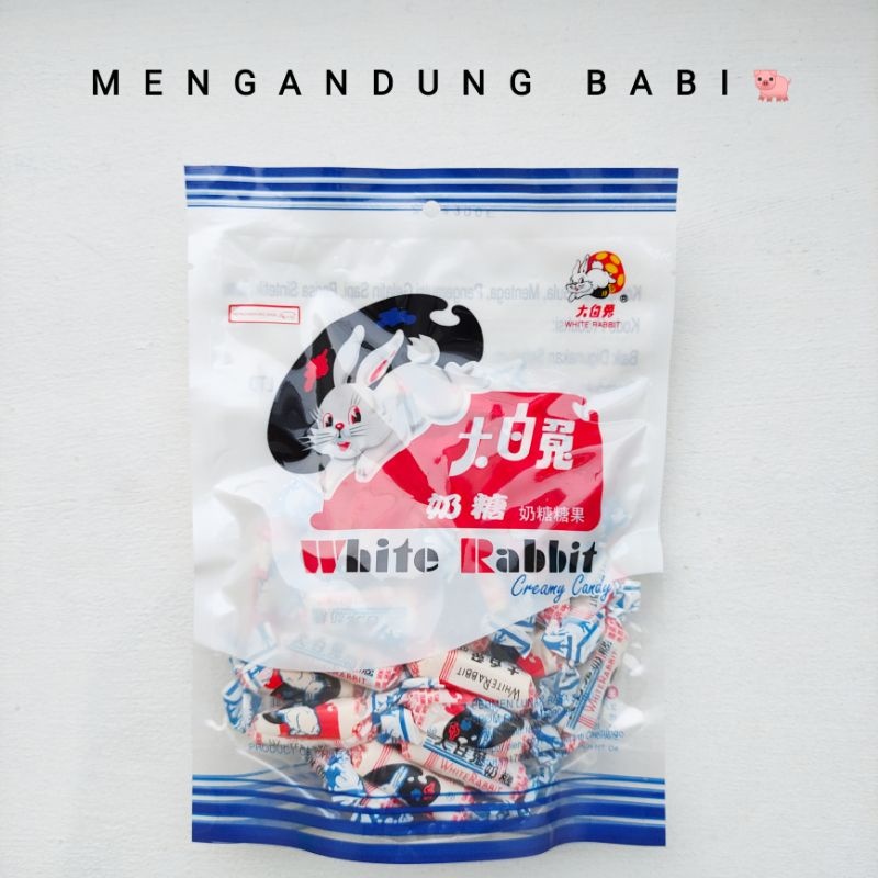 Jual Permen Lunak Rasa Susu / White Rabbit Candy 180gr / 36 Pcs / NON ...