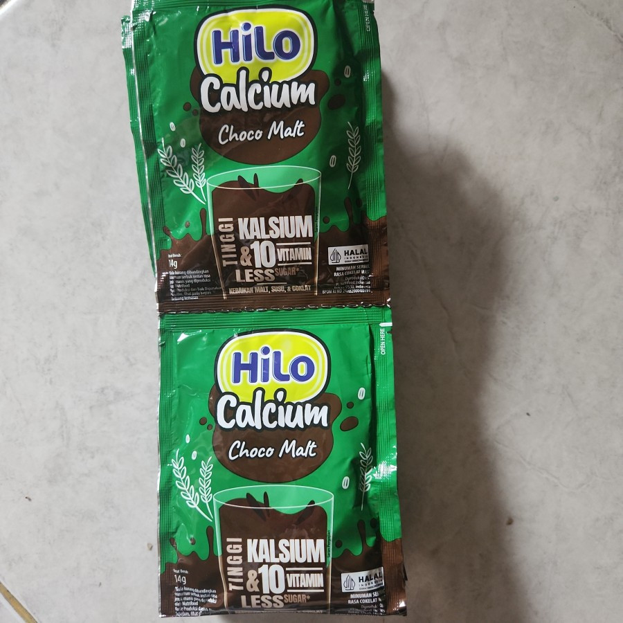 Jual Hilo Calcium Choco Malt isi 10 sachet @14gr | Shopee Indonesia