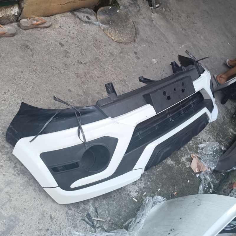 Jual bumper bemper rush 2016 2017 terios adventure lengkap bodykit dan ...