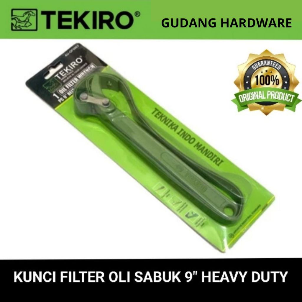 Jual tekiro kunci filter oli 9" sabuk / rantai ( 100% original ...