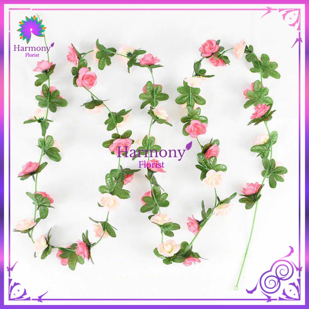 Jual Bunga PEONY Gantung Rambat 2.5m isi 45 kuntum Bunga - Tanaman Daun ...