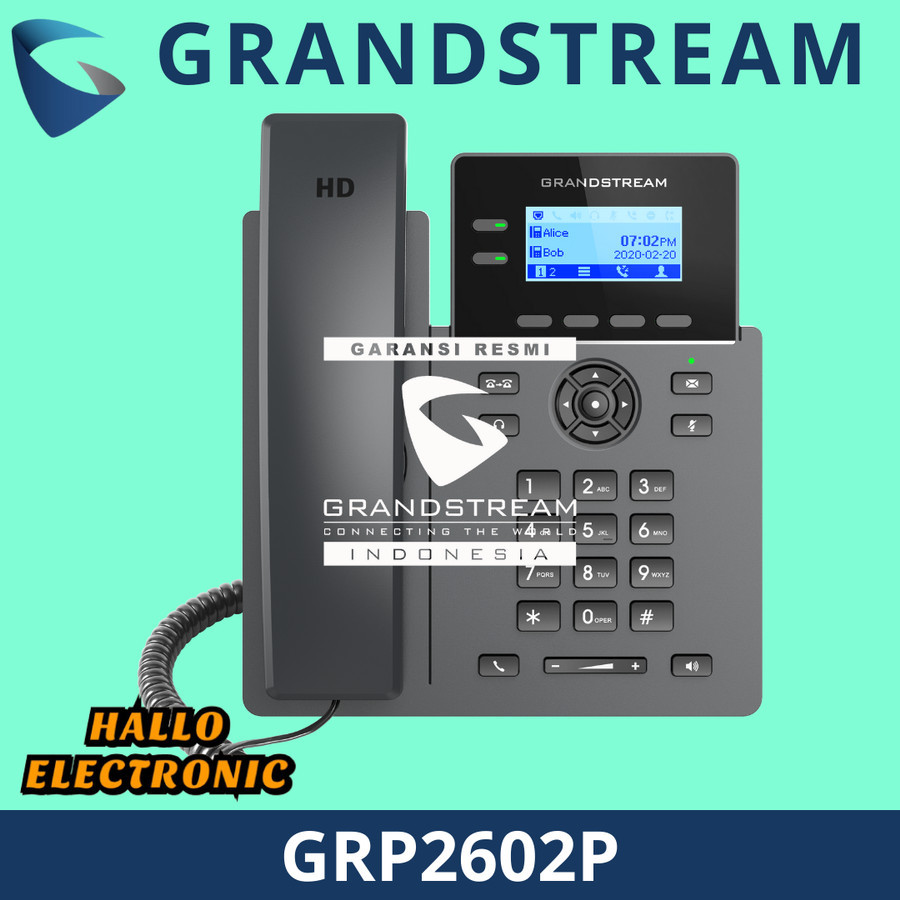 Jual Grandstream IP Phone GRP2602P - Produk USA, Harga China | Shopee ...