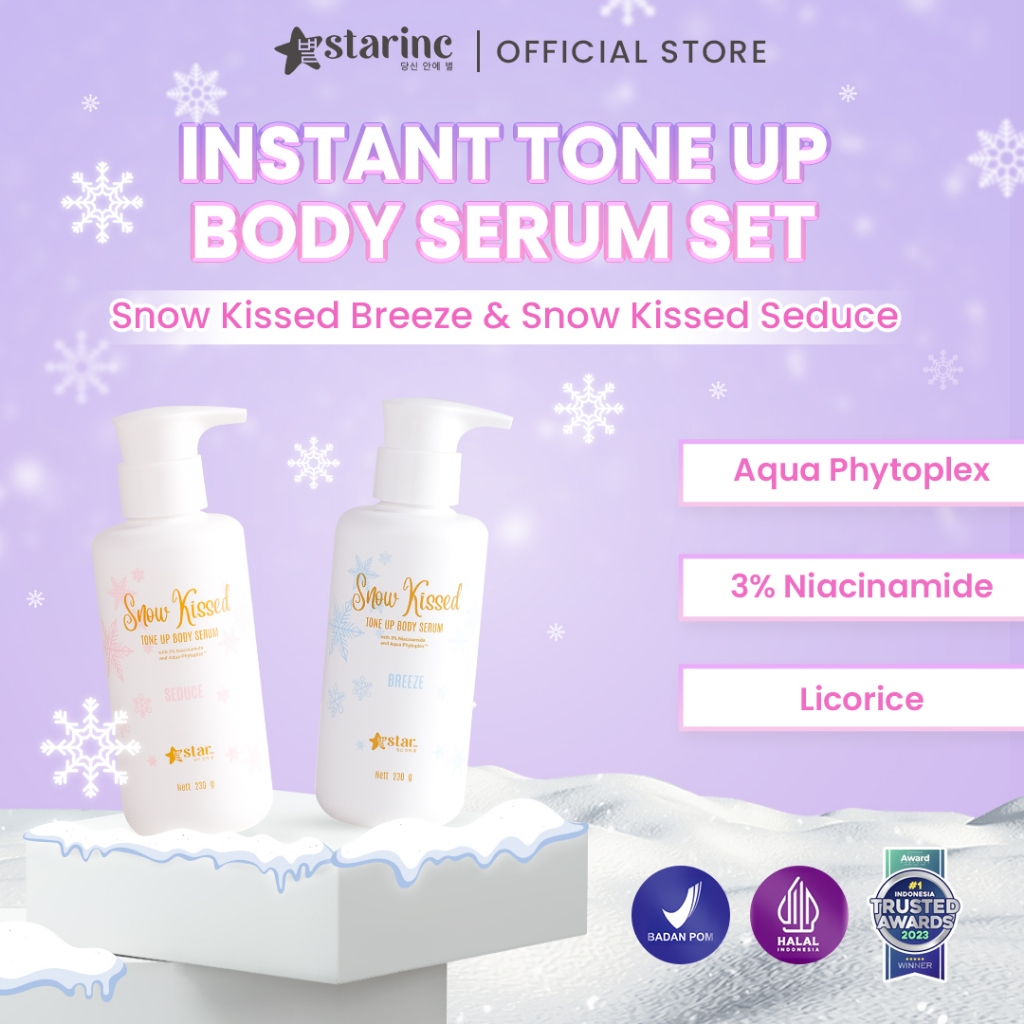 Jual Double Instant Tone Up Package Body Serum STARINC | Shopee Indonesia
