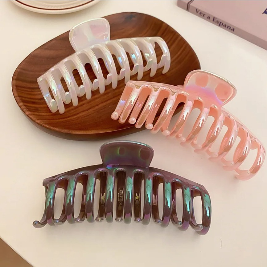 Jual PREMIUM 11CM Jepit Rambut Salon Korea JUMBO - Jedai Tabung Jepitan ...