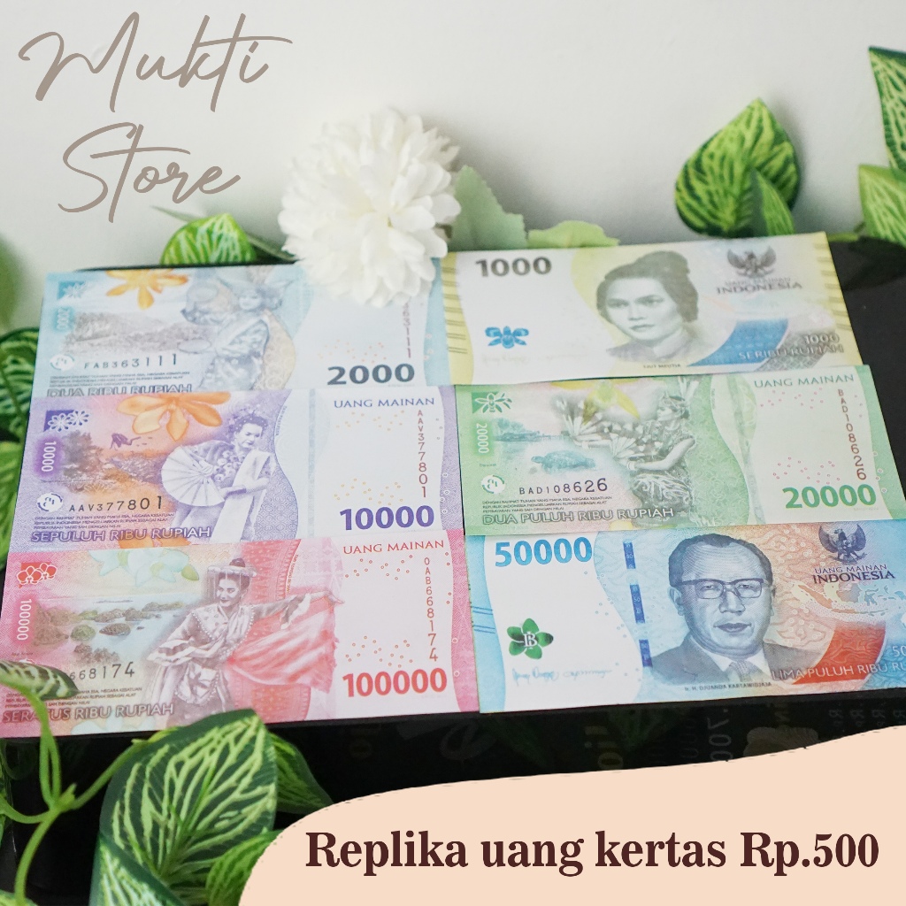 Jual Uang kertas mainan untuk hiasan mahar dan kerajinan tangan @harga ...