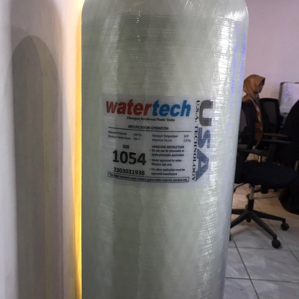 Jual Tabung FRP 1054 Watertech + 3 way NATURAL (PUTIH) | Shopee Indonesia