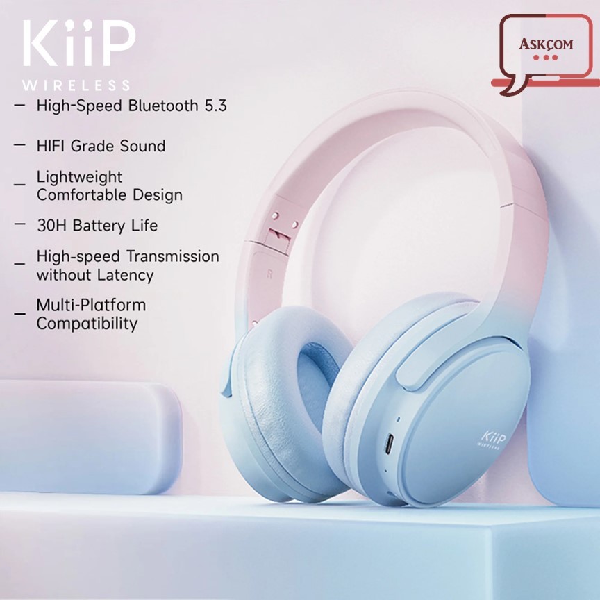 Jual KiiP Wireless TH60 Headphone Bluetooth Wireless Headset Earphone ...