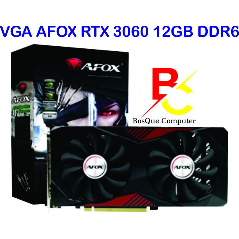 Jual VGA CARD AFOX GEFORCE RTX 3060 12GB GDDR6 192BIT | Shopee Indonesia