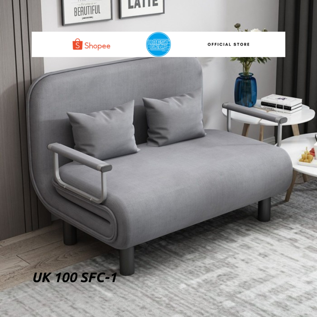 Jual DBest Group - Sofa Bed Sofa Lipat Berbahan Busa Tebal SFC-1 100 CM ...