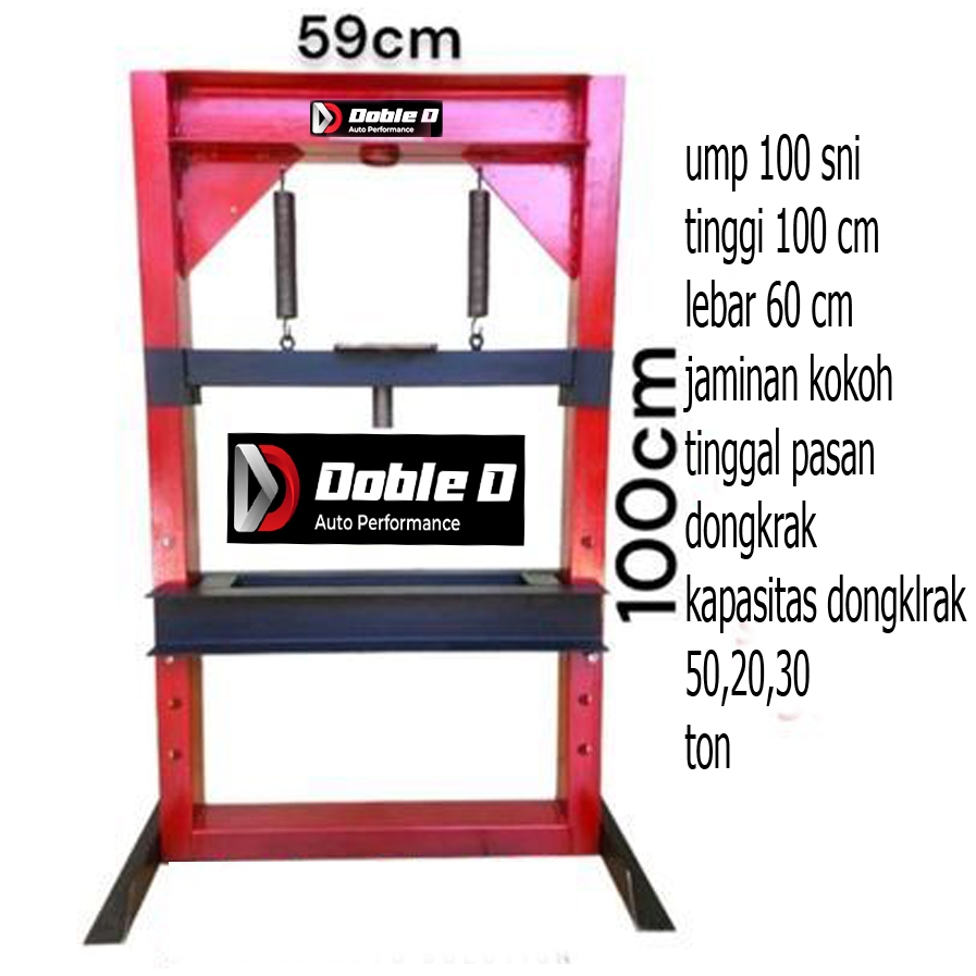 Jual rangka pres dongkrak modif 20/50 ton ump 100 | Shopee Indonesia