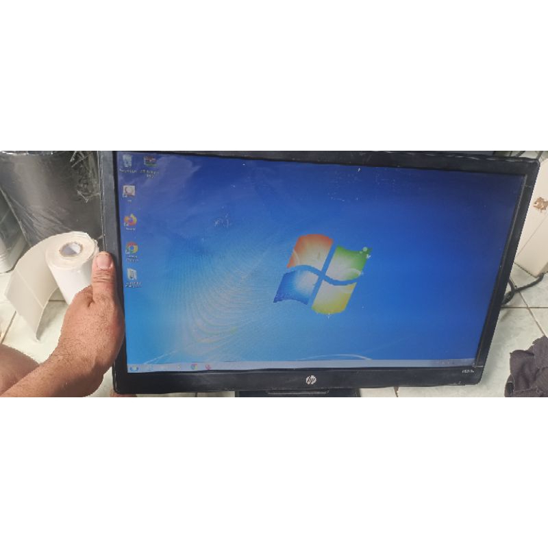 Jual Monitor komputer LED Hp 20 in bercak | Shopee Indonesia