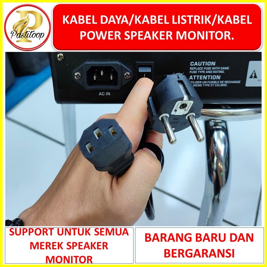 Jual Kabel power speaker monitor / kabel listrik speaker monitor ...