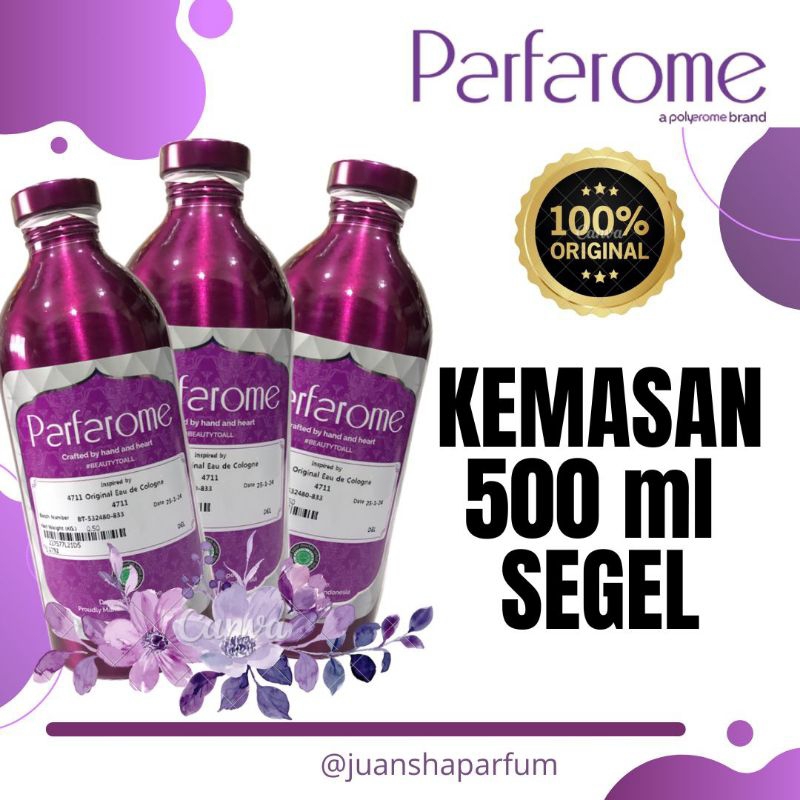 Jual PARFAROME KEMASAN 500 ML SEGEL (AROMA READY DI DISKIPSI) | Shopee ...