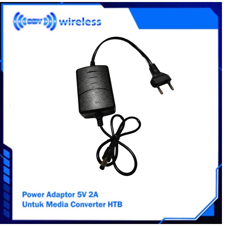 Jual Power Adaptor 5V 2A Untuk Media Converter HTB - 5 Volt 2 Amphere ...