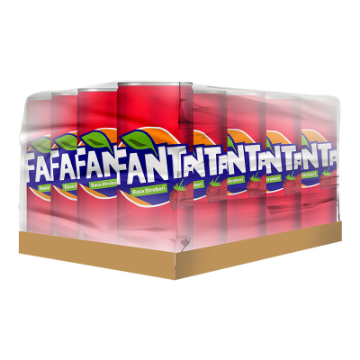 Jual Fanta Strawberry Minuman Soda Kaleng Rasa Stroberi 24 x 250 ml | Shopee Indonesia