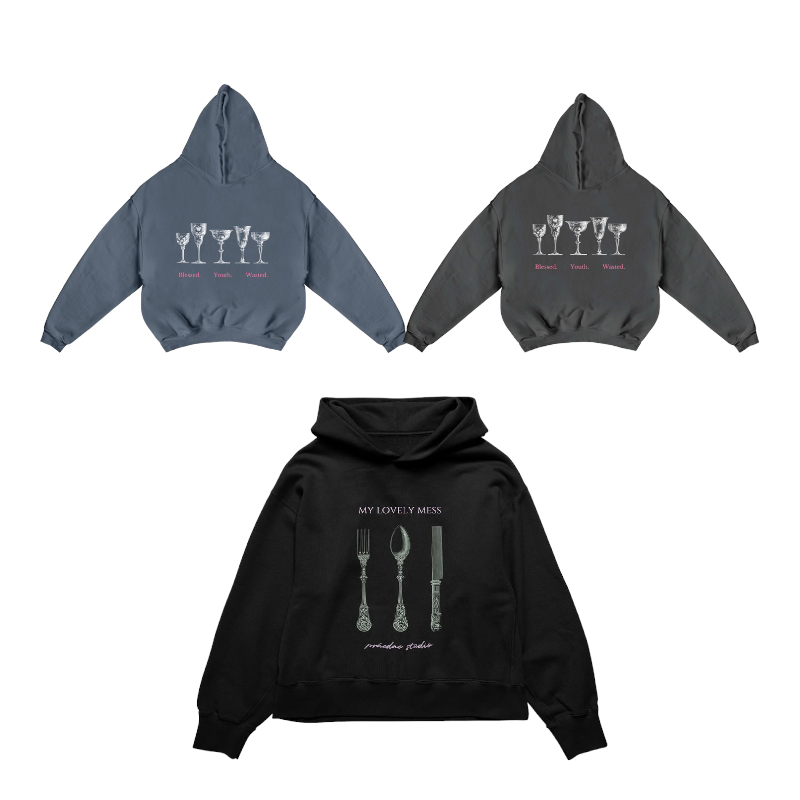 Jual [ ORIGINAL & MURAH ] PRAEDAE STUDIO - GREY BOXY OVERSIZED HOODIE ...