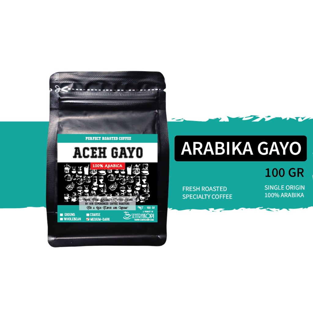 Jual Kopi Arabika Aceh Gayo 100 Gram - Bubuk / Biji - Premium Arabica ...