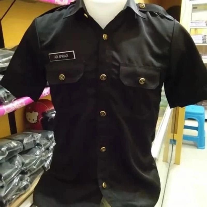 Jual baju seragam sapari/security.baju/kerja/satpam.(AL Alif)(kancing ...