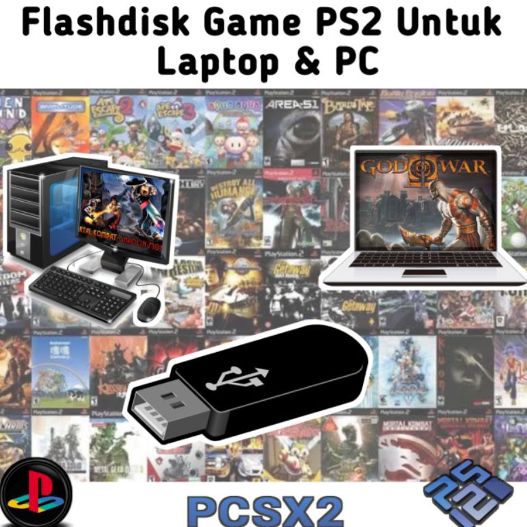 Jual ART J57V Flashdisk Isi Game PS2 Untuk PC atau Laptop | Shopee ...