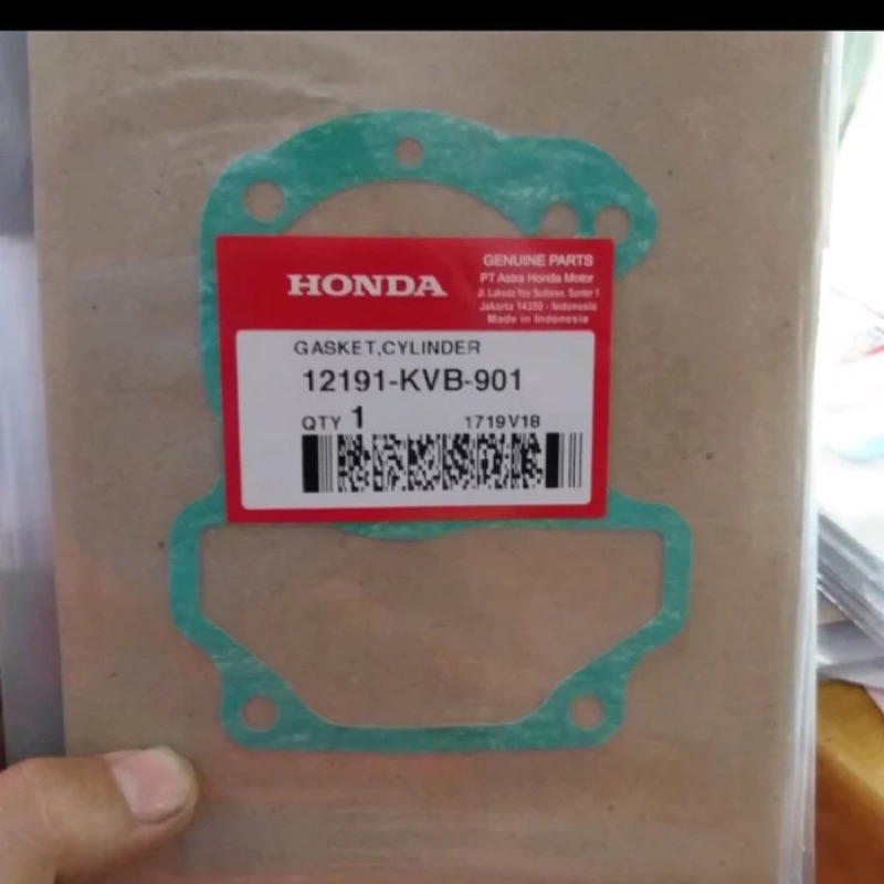 Jual PAKING GASKET BLOCK CYLINDER VARIO 110 KARBU 12191-KVB-901 | Shopee Indonesia