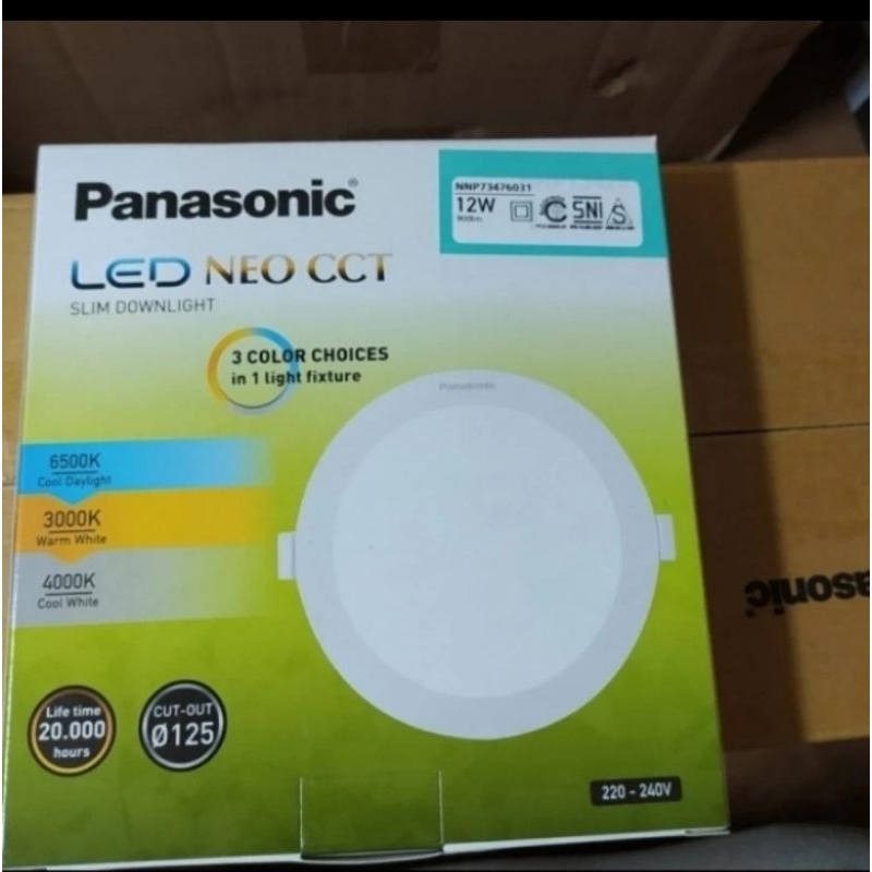 Jual LAMPU PANEL LED / SLIM DOWNLIGHT LED NEO 12 WATT CCT 3 WARNA ...