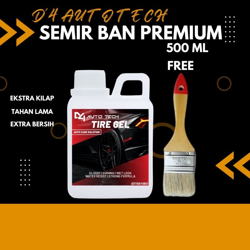 Jual Semir ban motor semir ban tahan lama penghitam ban pengkilap ban ...