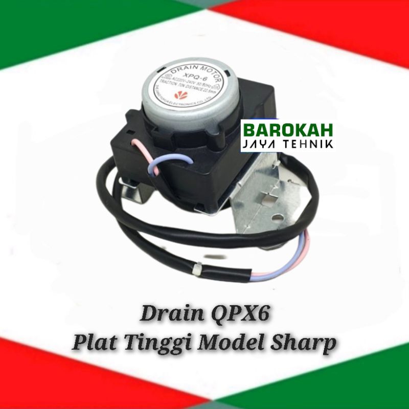 Jual Motor drain XPQ-6 plat tinggi model SHARP / dinamo drain ...
