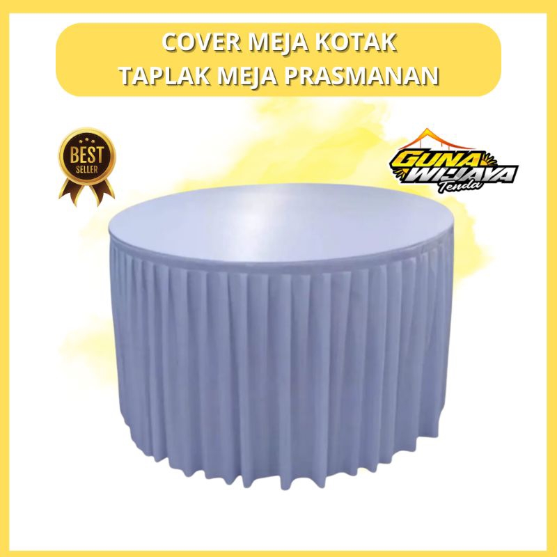 Jual Cover Meja Bulat (Polos)/Sarung Meja Bulat/Taplak Meja Bulat ...