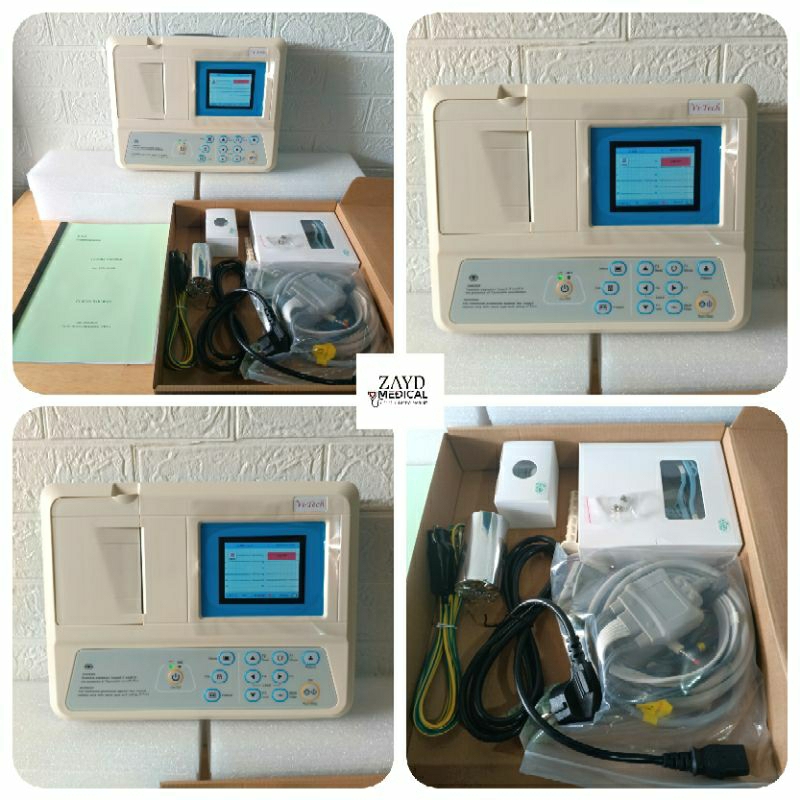 Jual ECG VI TECH 3 CHANNEL/ EKG VI-TECH 3 CHANEL | Shopee Indonesia