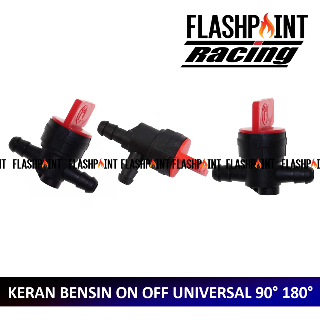 Jual (BISA COD) KERAN KRAN BENSIN 90° 180° DERAJAT ON OFF UNIVERSAL ALUMINIUM ALUMINUM BESI ...