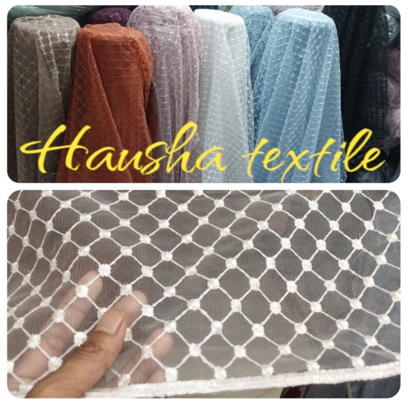 Jual KAIN/BAHAN TILE JARING/TILE KOTAK/PREMIUM( harga/0,5 meter ...
