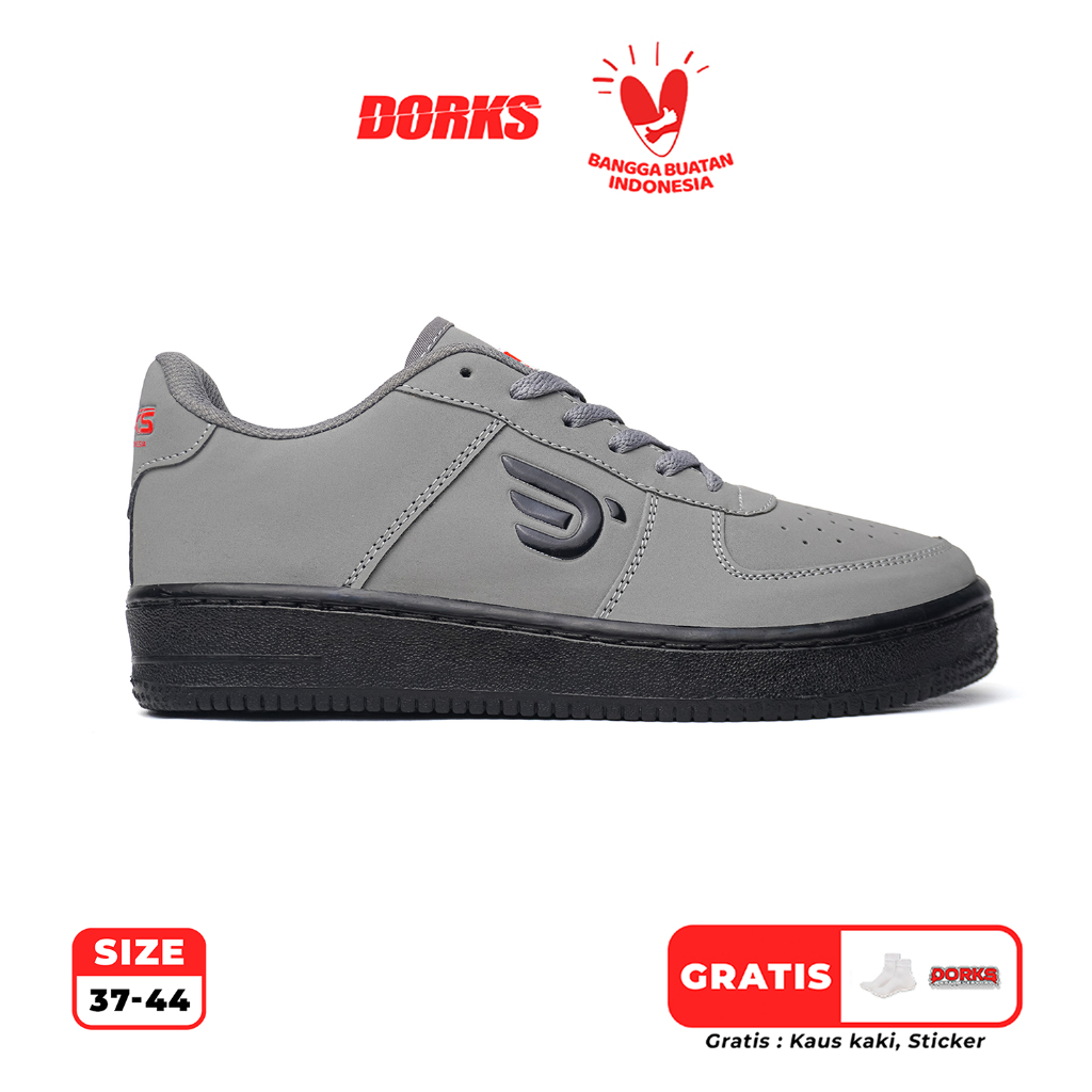 Jual Dorks - F1 Dark Gray Sepatu Sneakers Casual Pria Wanita | Shopee ...