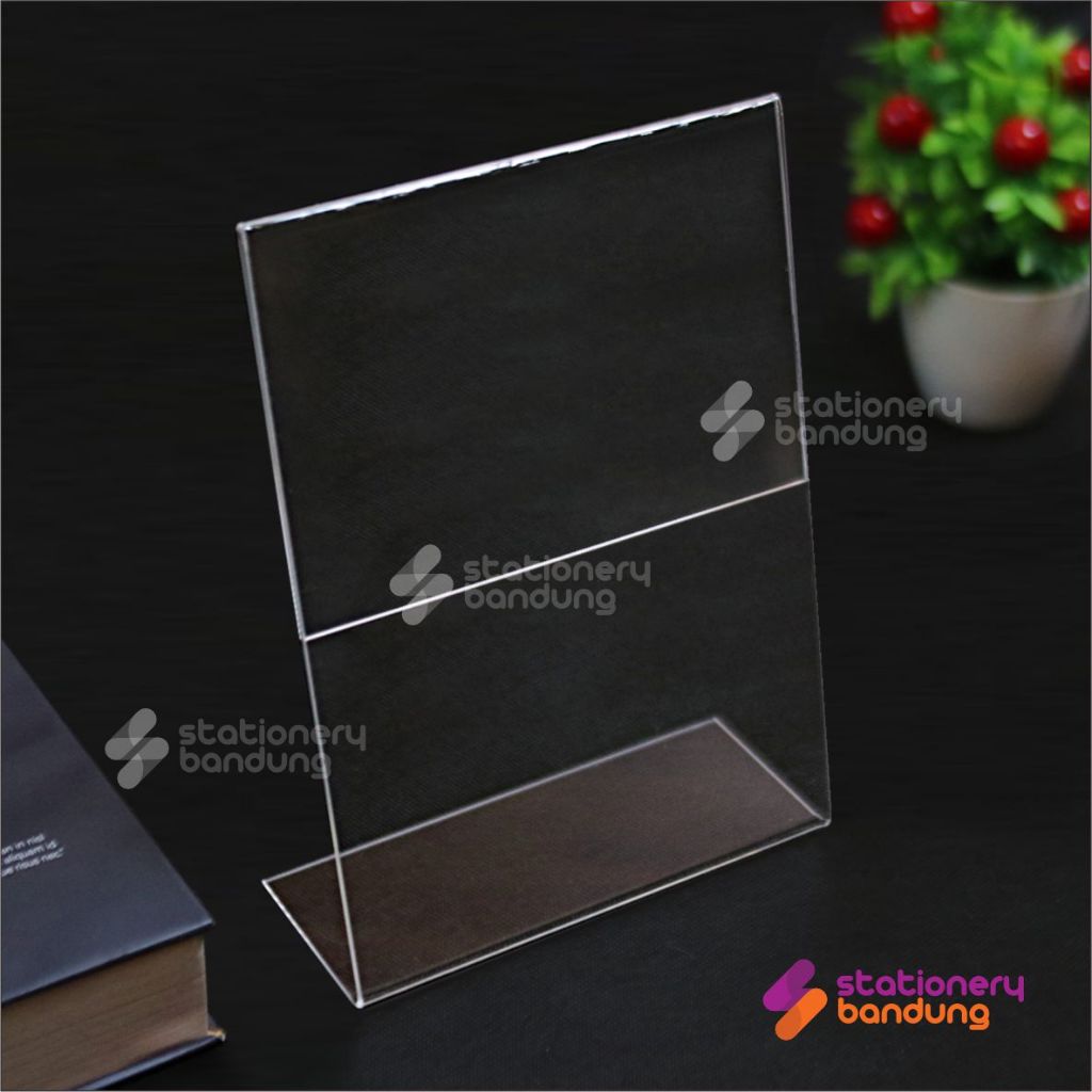 Jual Display Menu Akrilik Letter L Standing Acrilyc Tempat Meja ...