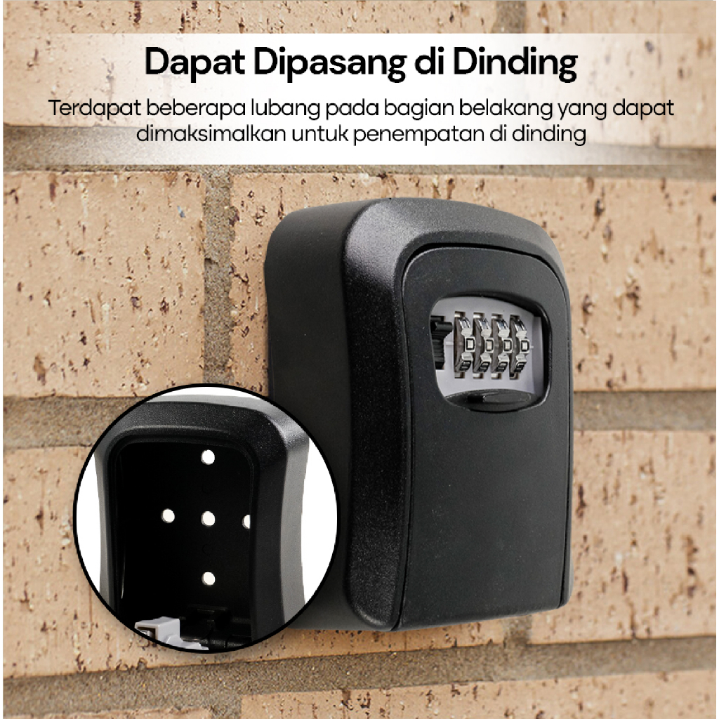 Jual Wall Key storage Box kunci label untuk Key Box dinding Cantelan ...