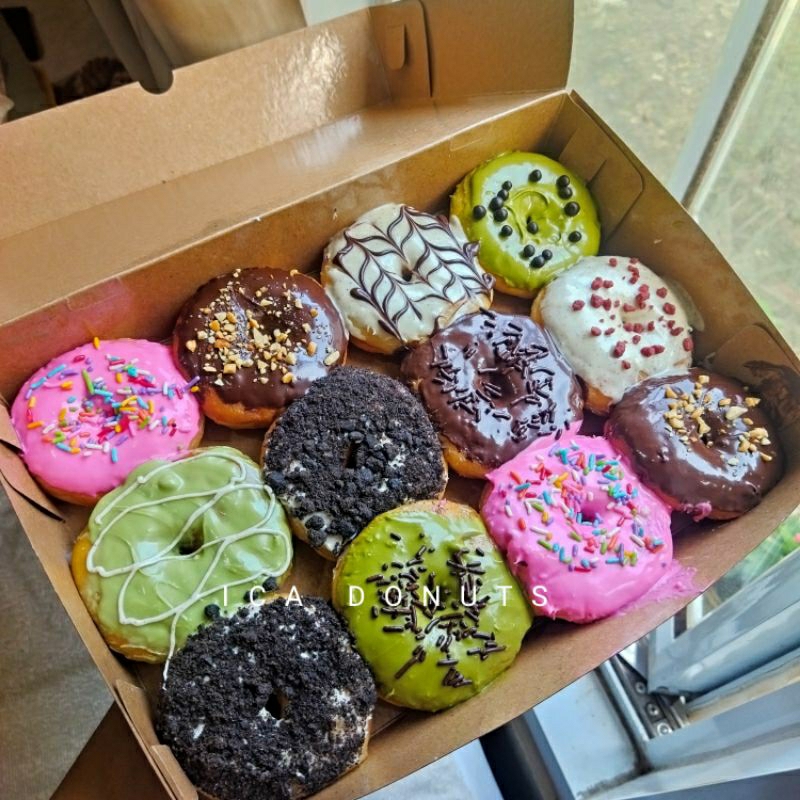 Jual MEDIUM DONUTS DONAT 12 PCS | Shopee Indonesia