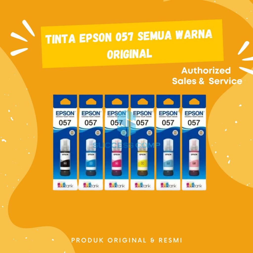 Jual Tinta Epson 057 Original untuk Printer Epson l8050 l18050 | Shopee ...
