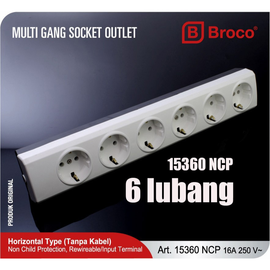Jual STOP KONTAK BROCO 2 3 4 5 6 LUBANG / TERMINAL / COLOKAN LISTRIK BROCO | Shopee Indonesia