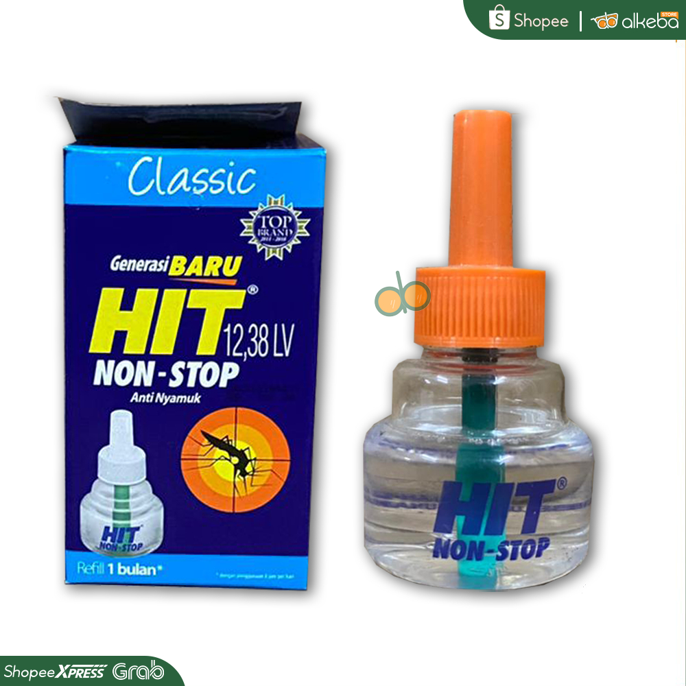 Jual HIT Liquid Non Stop Refill 33 ml Isi ulang obat nyamuk | Shopee ...