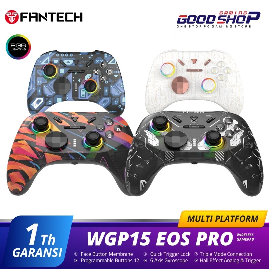 Jual FANTECH WGP15 EOS PRO MULTI PLATFORM WIRELESS GAMEPAD | Shopee ...