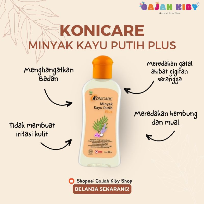 Jual Konicare Minyak Kayu Putih Plus 60ml - KNC04 | Shopee Indonesia