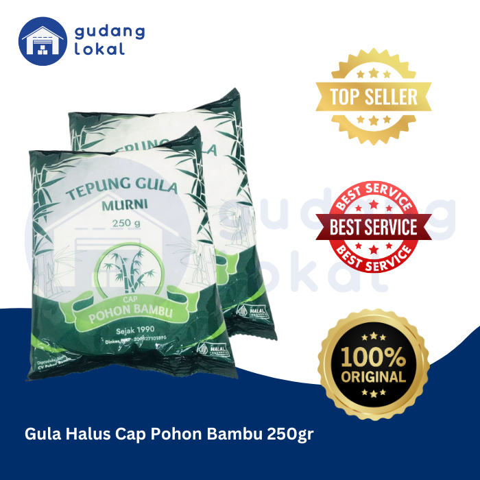 Jual Gula Halus Cap Pohon Bambu 250gr | Shopee Indonesia