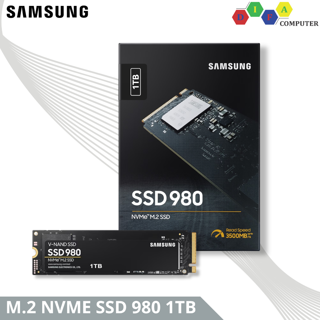 Jual SSD Samsung 980 NVME 1TB PCIe Gen3 M.2 NVME Original Samsung | Shopee Indonesia